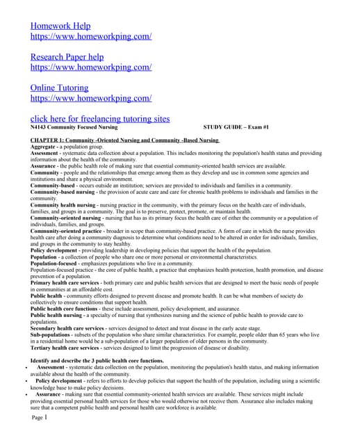 Identifying community health problem | PDF