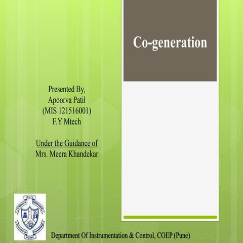 Co-generationPPT | PPTX