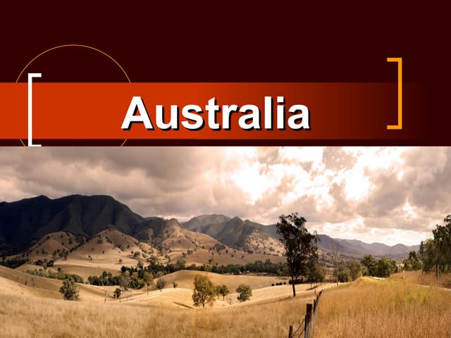 PowerPoint: Top 10 Australian Landforms | PPSX