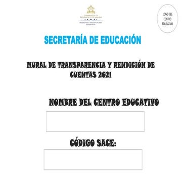MODELO-MURALES-DE-TRANSPARENCIA-PARA-CENTROS-EDUCATIVOS | PPTX