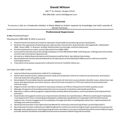 2016 Resume | DOCX