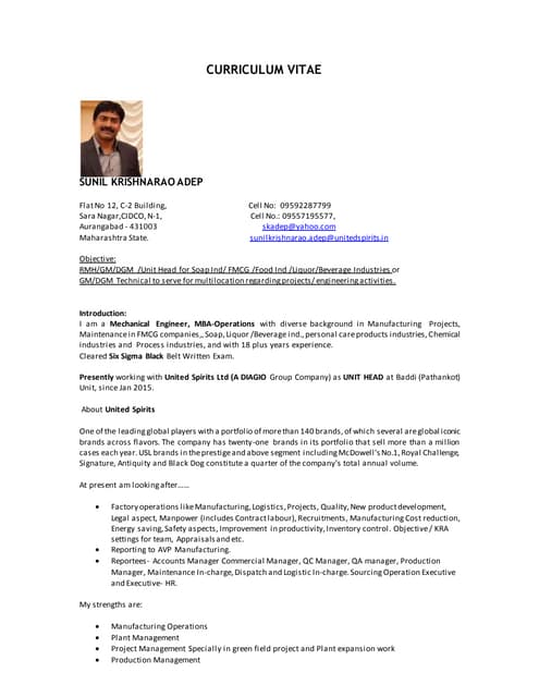 CV_GOVIND_COO | PDF