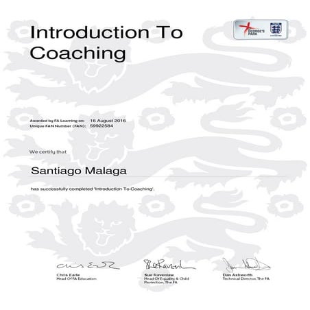 Introduction To Coaching_Your certificate | PDF
