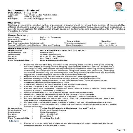 Saqib CV | DOC