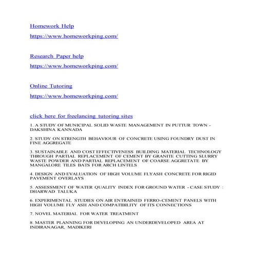 Mini projects for_civil_engineering_(3)_(1) (1) (1) | PDF