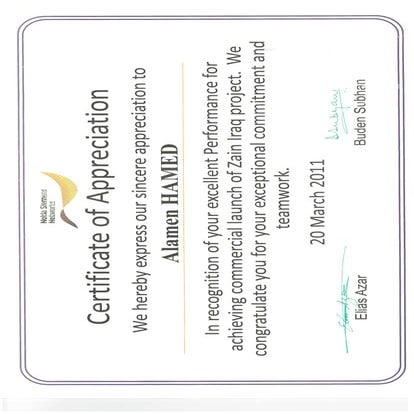 Certificate of appreciation | PDF