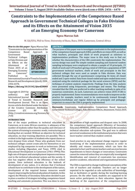 CONFERENCE CONCEPT NOTE.pdf | Education industry | Industries