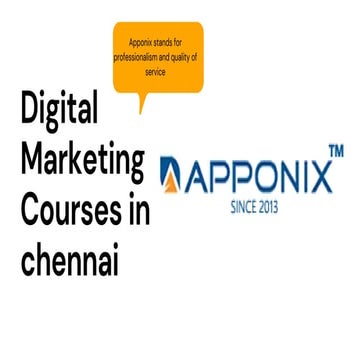No 1 Training Institute - Apponix Technologies | PPT