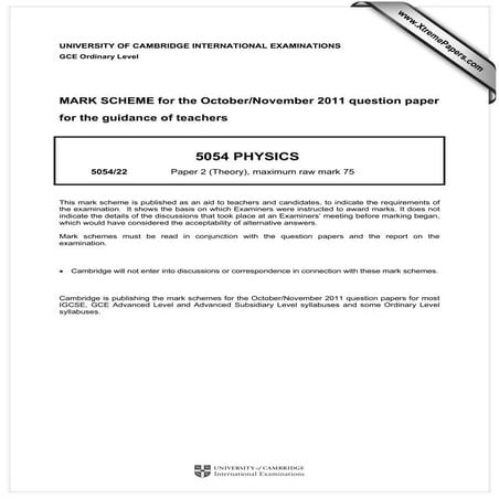 5054 w11 ms_22 | PDF
