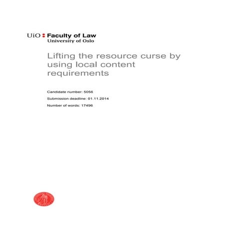 Conteúdo local na Noruega e no Brasil | PDF