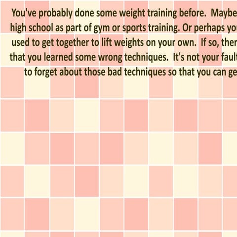 Weight Training Safety Rules | PPTX