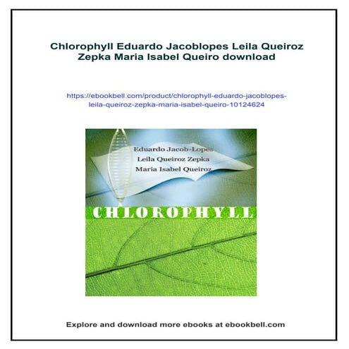 Chlorophyll | PPTX
