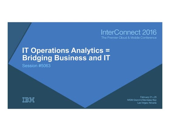 IBM z Operational Insights | PDF