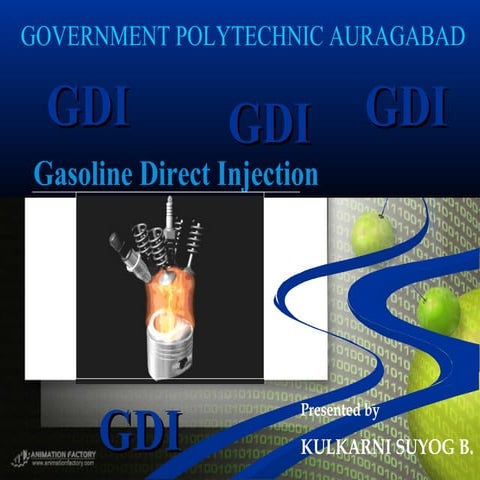 GASOLINE DIRECT INJECTION SYSTEM | PPT