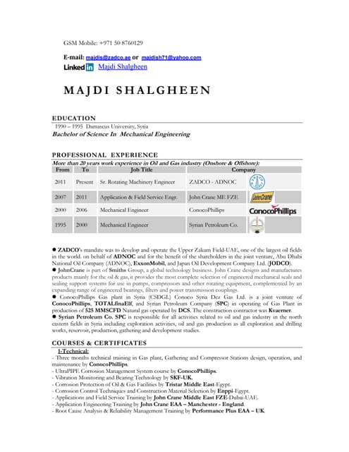 Hitham Mostafa CV | PDF
