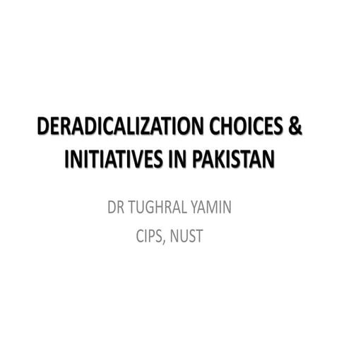deradicalzation | PPTX