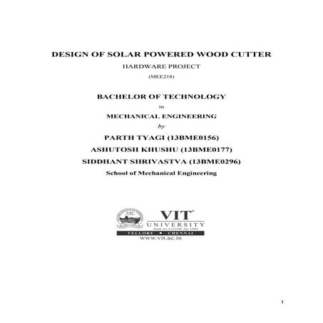 Final Hardware Report | PDF