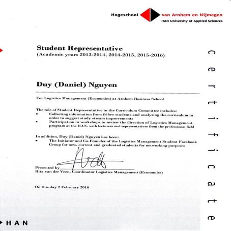 Student representative | PDF | Business | Business and Finance