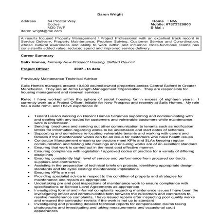 D Wright CV Manchester | PDF