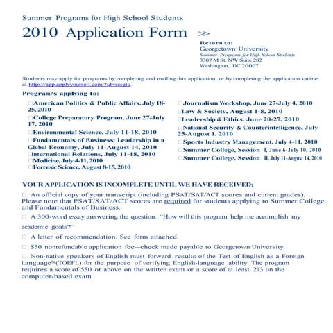 VIRTUAL HIGH SCHOOL OF EXCELLENCE APPLICATION FORM | PDF