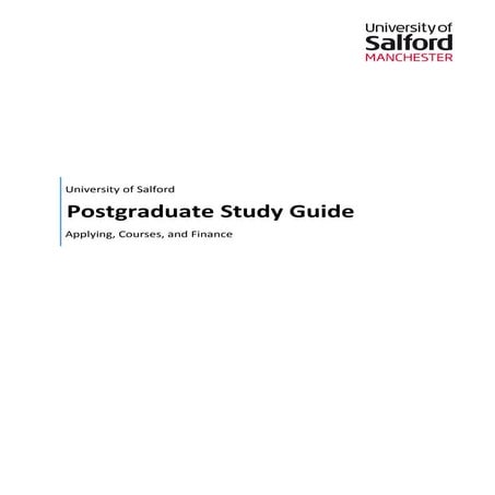 Postgraduate Study Guide v3 0 | PDF