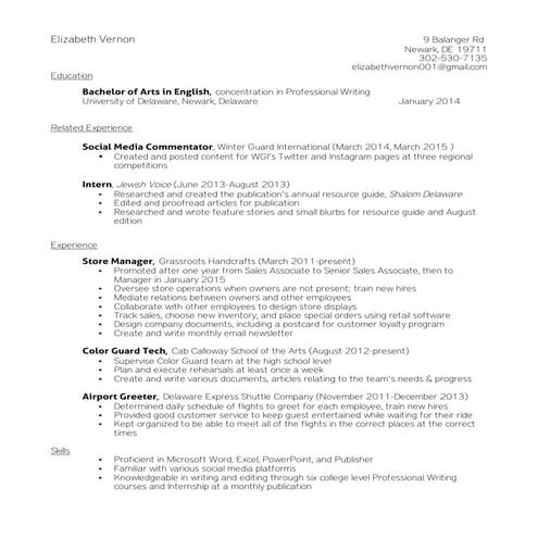 Resume Sandra Vargas | DOC
