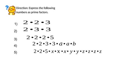Lesson 1, Factoring Polynomials for Grade 8.pptx