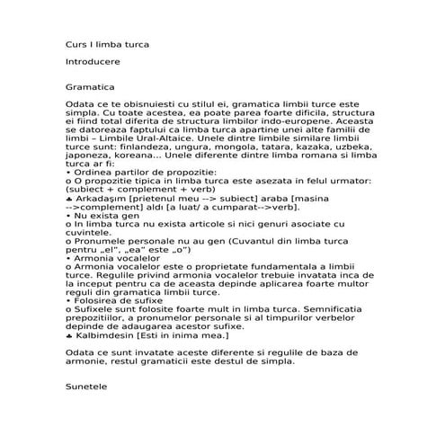 curs-i-limba-turca | PDF