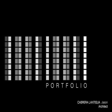 PORTFOLIO ARQ. JASON CABRERA L. | PPT