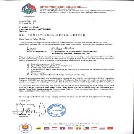 OFFER LETTER | PDF