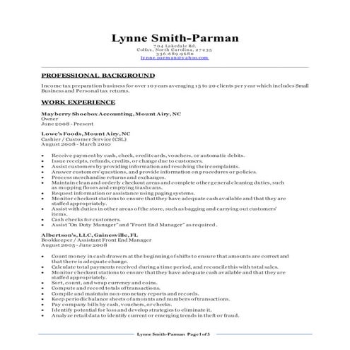 Resume and References2 | PDF