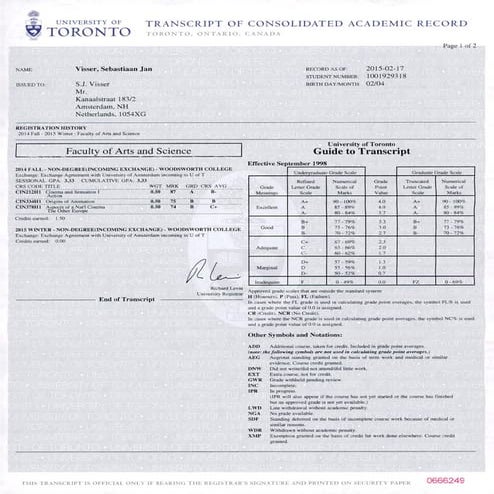 TranscriptUofTSJVIsser | PDF