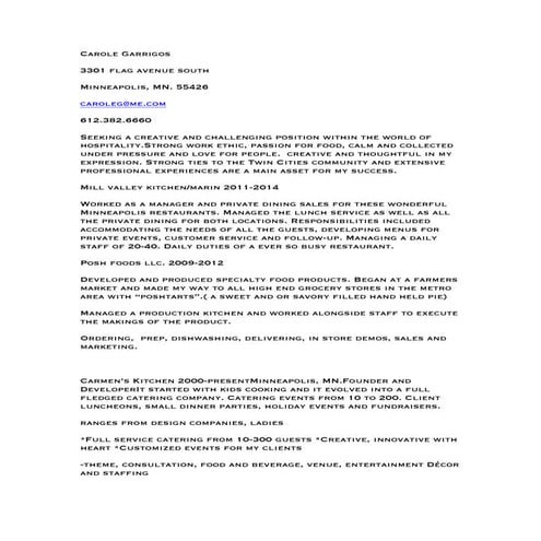 Stephen Carter resume | DOC