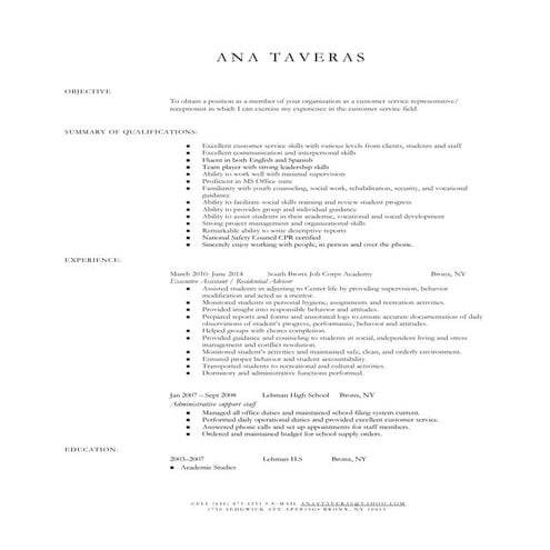 Ricardo Cordero Resume | DOC