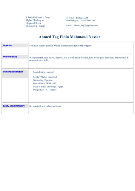 linked in profile pres | PPT