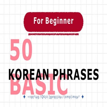 50 BASIC KOREAN PHRASES for Beginner.pptx