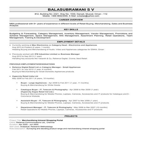 BALASUBRAMANI S V | PDF