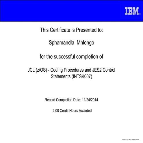 Coding Procedures and JES2 Control Statements | PPT