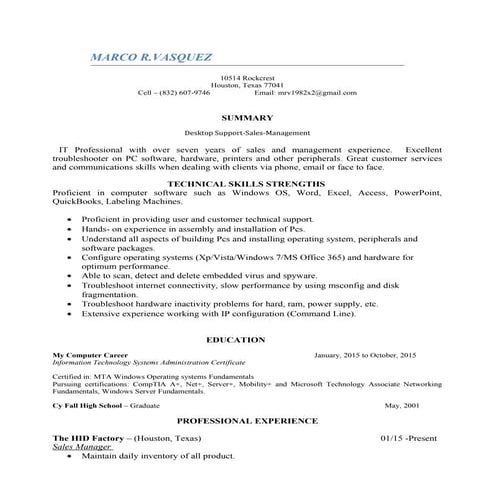 DUSTIN'S RESUME | DOC