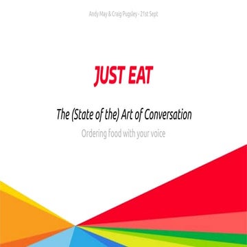 Digital Gaggle | September 2017 SEO Conference | Just Eat 'The (State ...