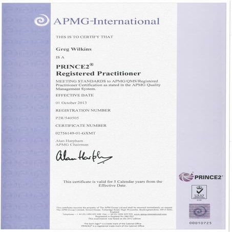 Prince II Cert | PDF