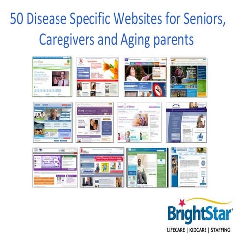 50 Disease Specific Websites For Seniors, Caregivers And Aging Parents ...