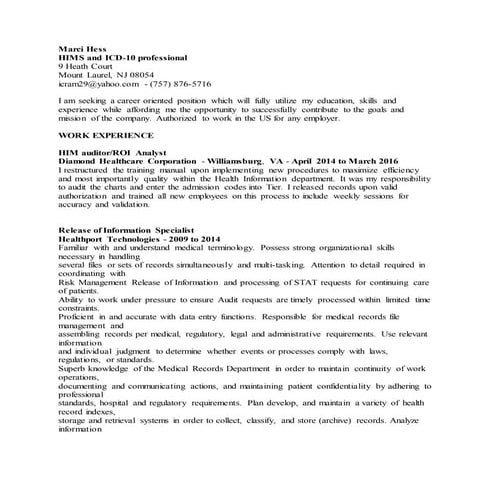 Tk mph resume 021216 | DOC