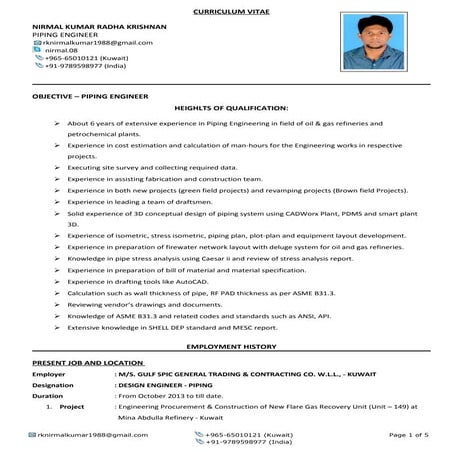 Nirmal_Resume | PDF