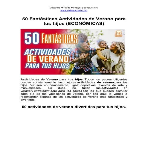 50 Fantásticas Actividades de Verano para tus hijos.docx