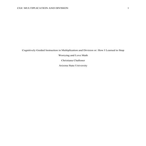 CGI_Multiplication_And_Division | PDF