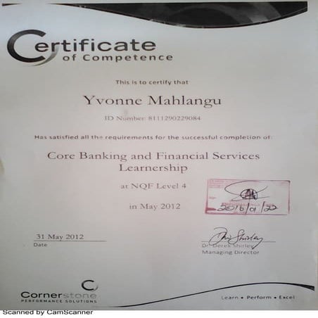 Core Banking Certificate | PDF