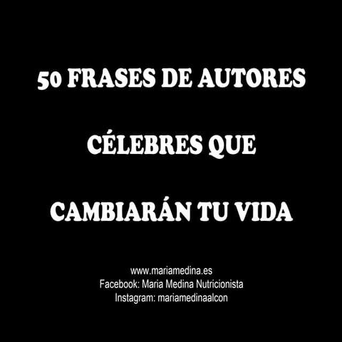 50 frases que cambiaran tu vida | PDF