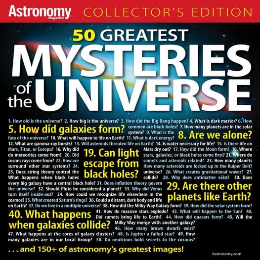 50 greatest mysteries in the universe 2012 | PDF
