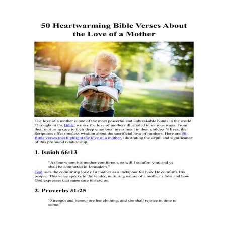 50 Heartwarming Bible Verses About the Love of a Mother.docx